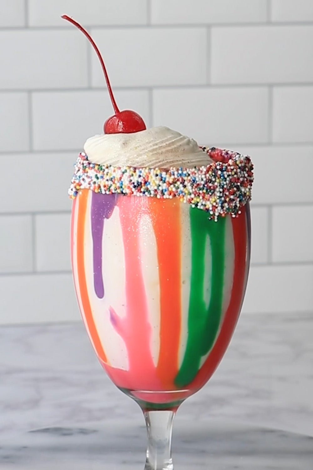 Rainbow Milkshake Recipe