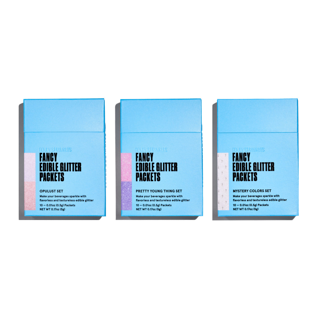 101: Your Guide to Fancy Edible Glitter Packets