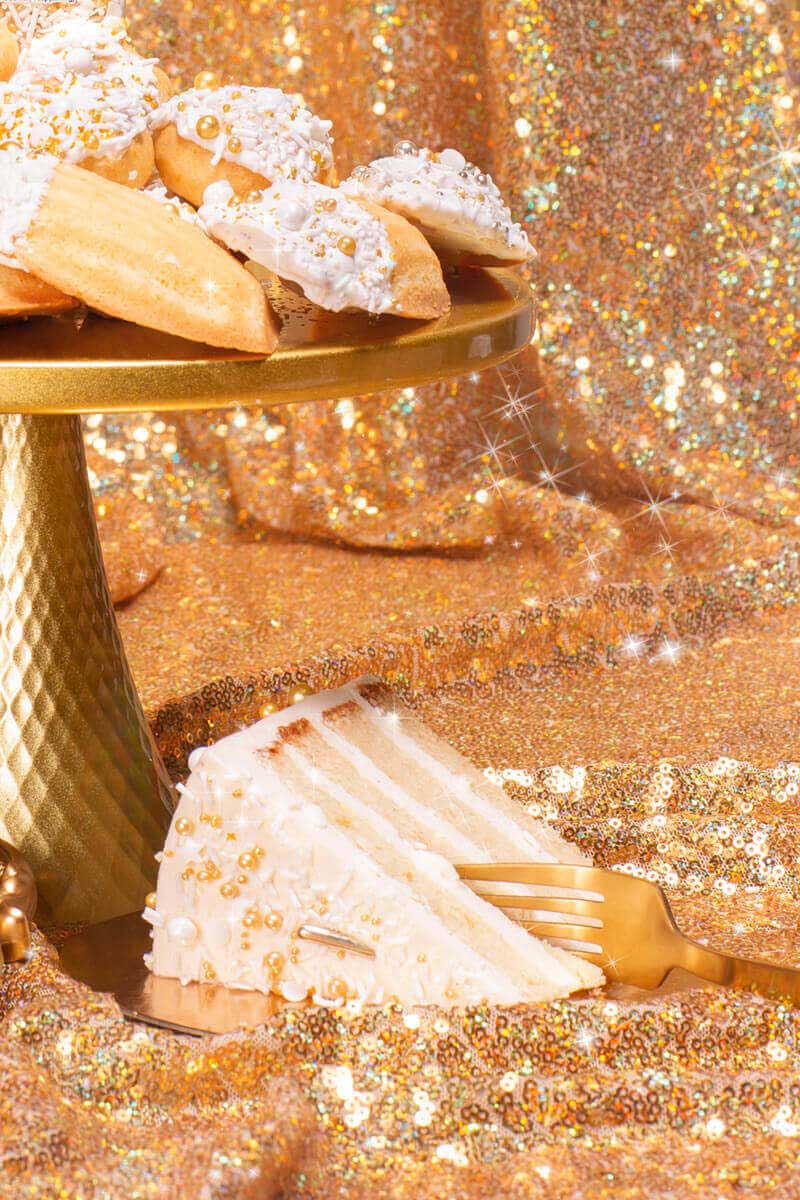 Gold Digger Sprinkles | Gold & White Sprinkle Mix
