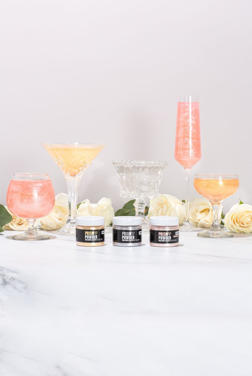 Metallic Edible Glitter Set | Metallic Prism Powder Set